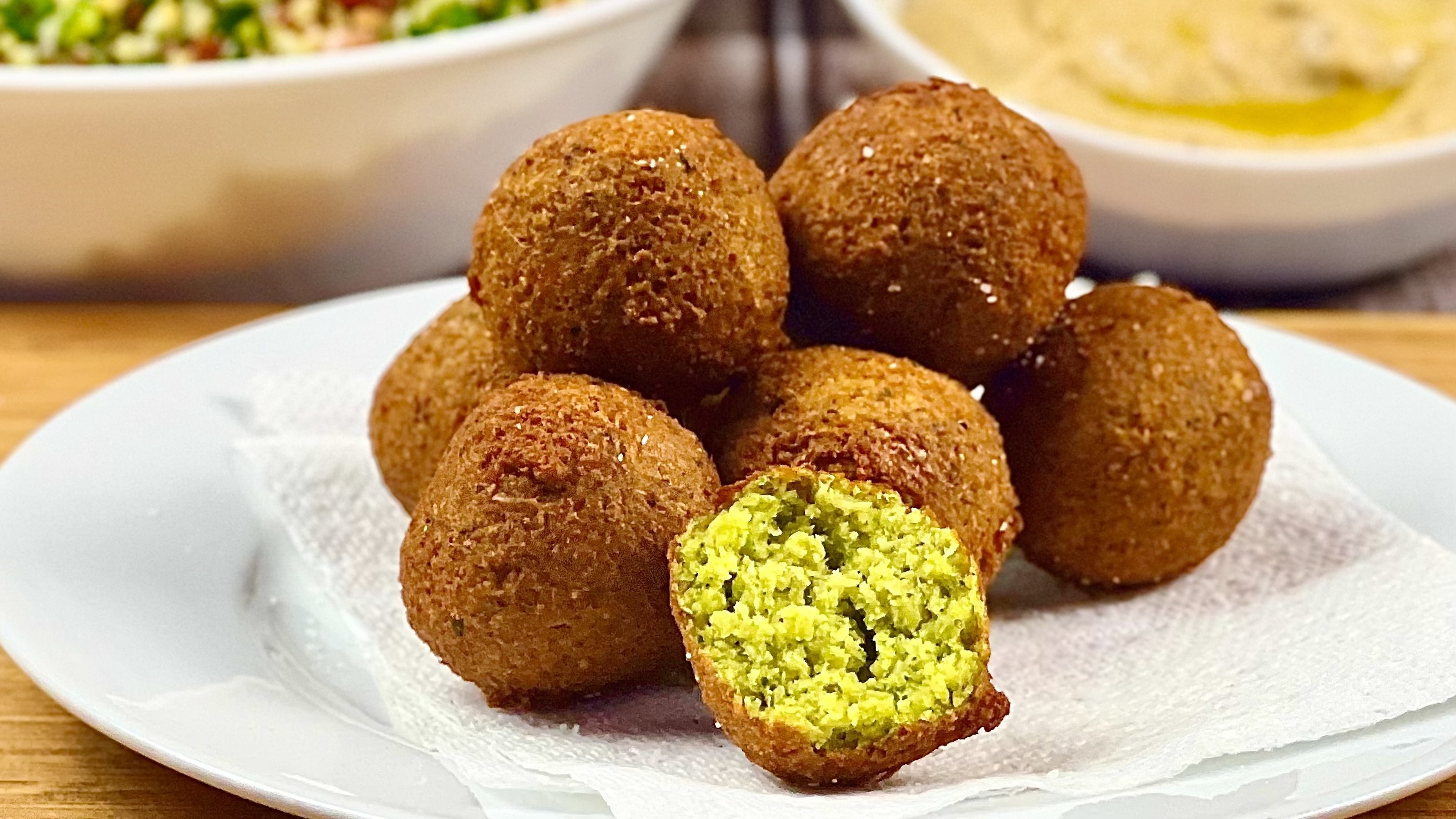 The lightest, crispiest falafel ever. - Chef Lynn Wheeler